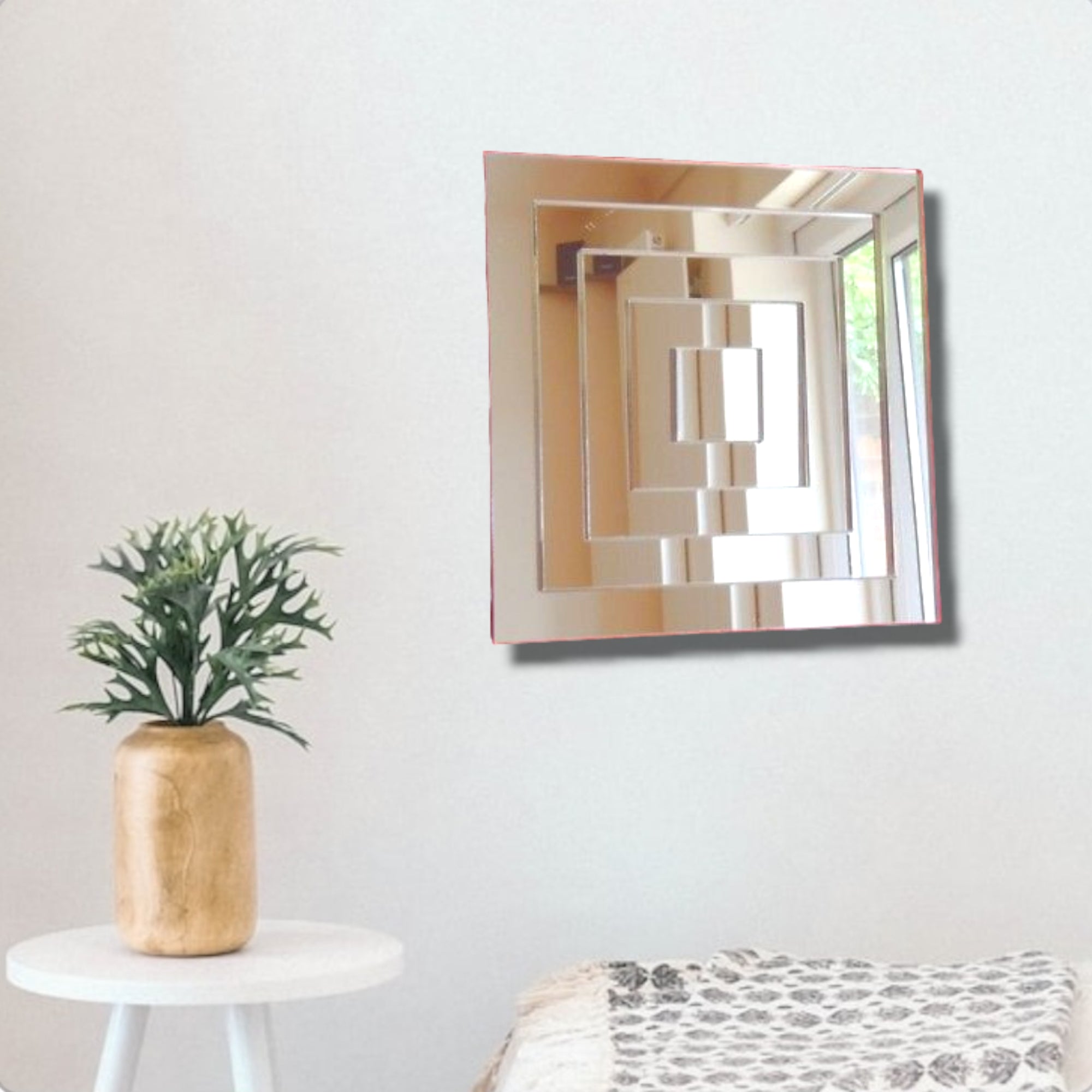 Square Infinity Mirror – Servewell